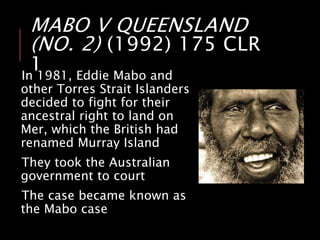 3c Historical Developments for Indigenous Australians | PPT