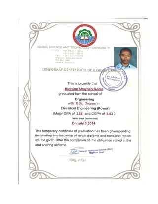 Temporary certification | PDF