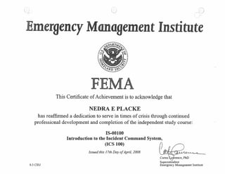 PLACKE NIMS 100 | PDF