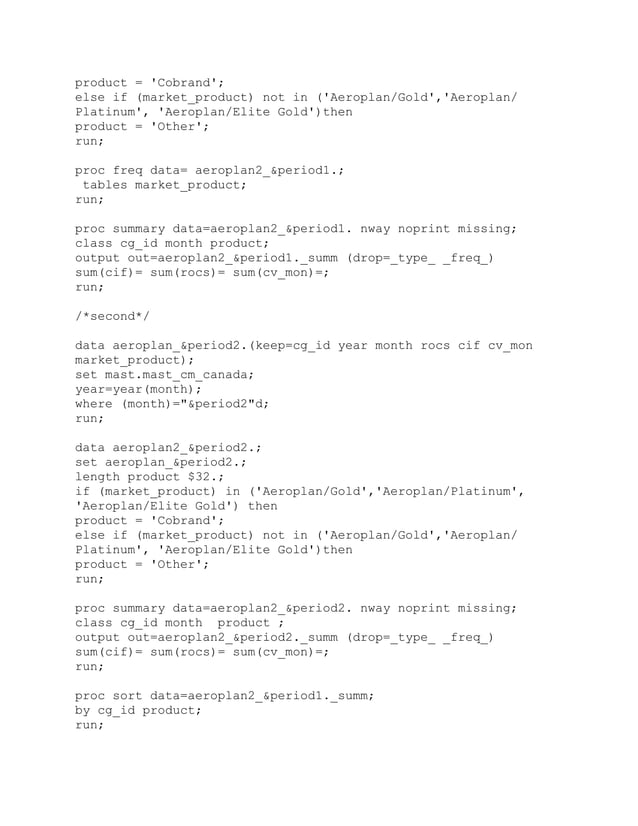 sas aeroplan sample | PDF