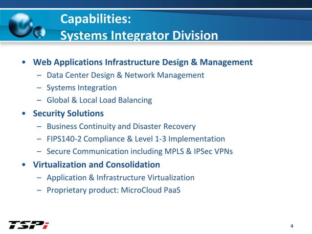 TSPi-Corporate-Presentation-Short-052813 | PPT