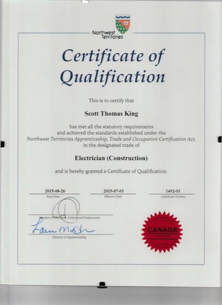 electrician licence | PDF