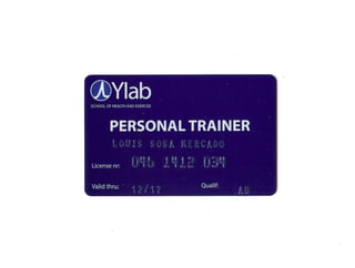 Personal Trainer Card | PPT