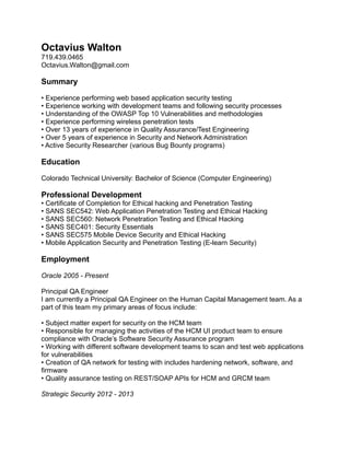 OctaviusWaltonResume | RTF