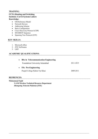 Abdul Rafay CV | PDF