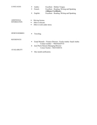 HanyElgharably CV (1) | DOC