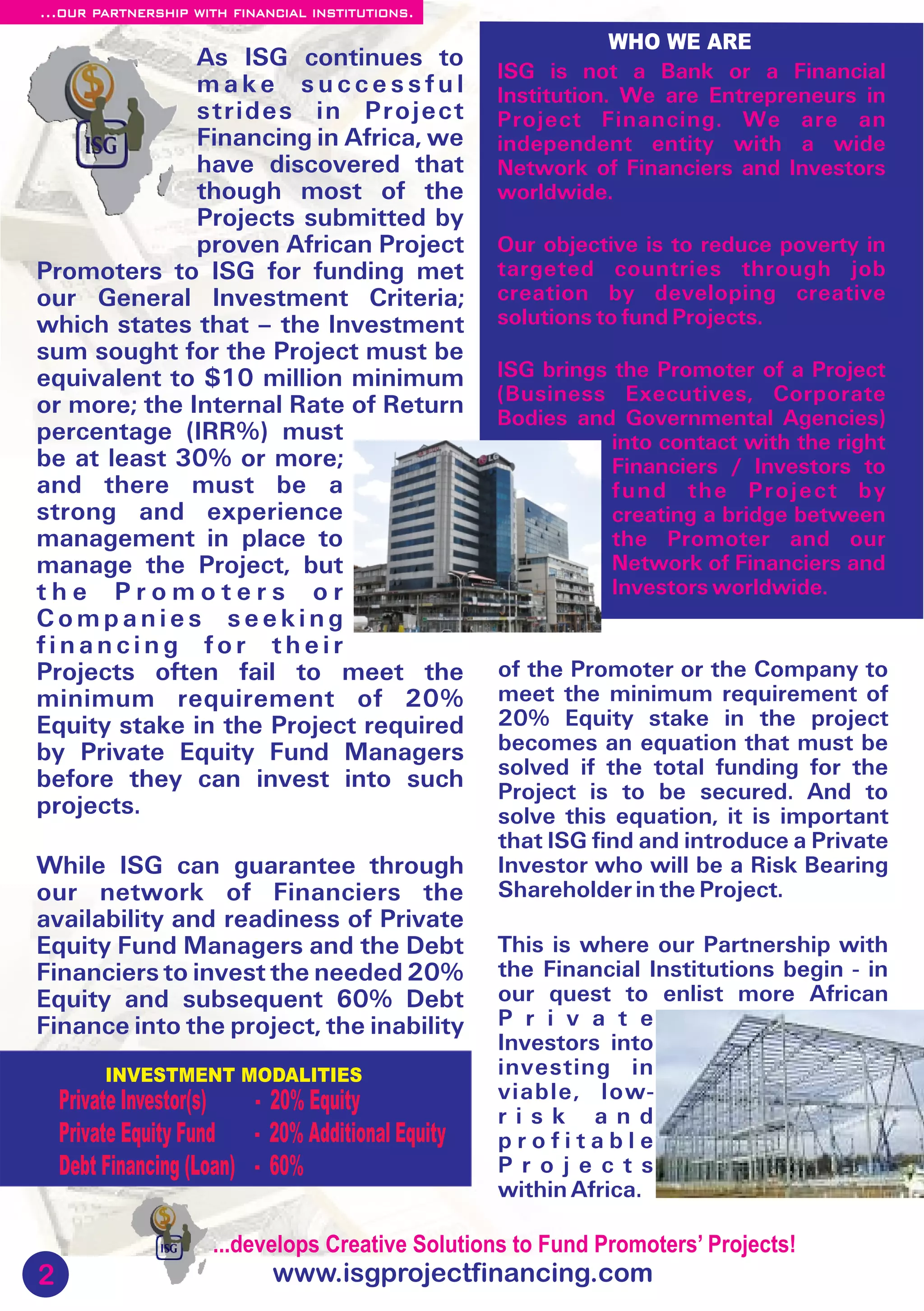 ISG BANK PARTNERSHIP | PDF