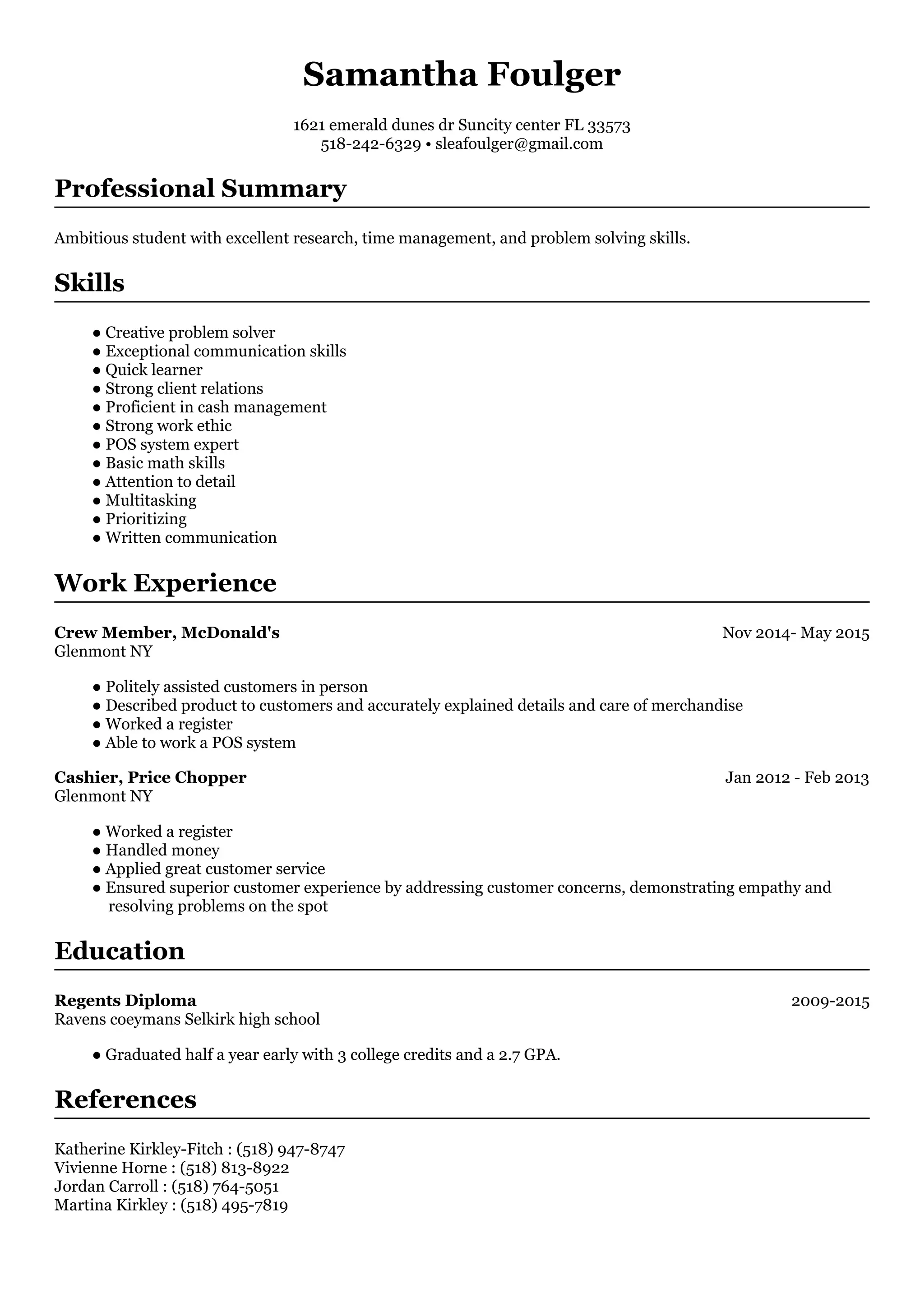 Resume-2 | PDF