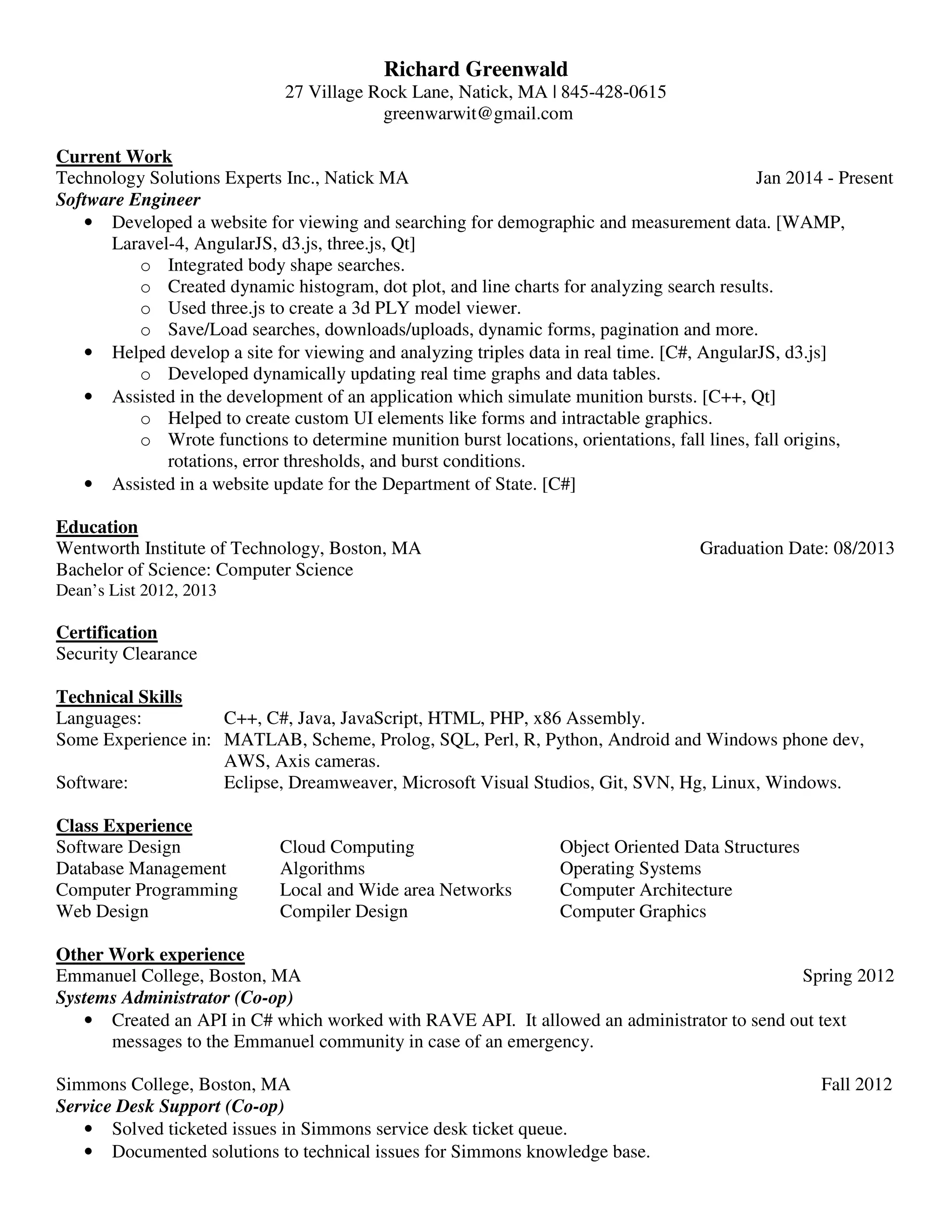 Resume | PDF