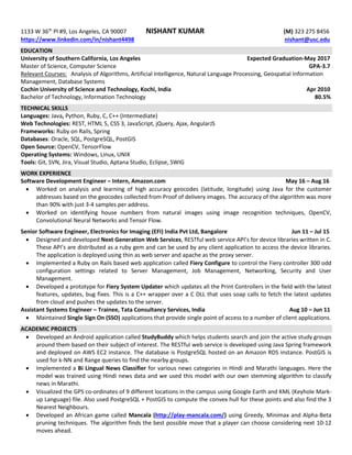 Nishant Resume | PDF