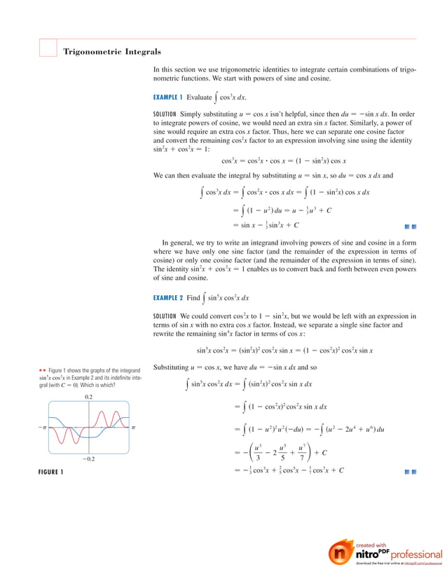 3c3 trigonomet integrals-stu | PDF | Physics | Science