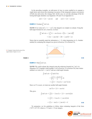 3c3 trigonomet integrals-stu | PDF