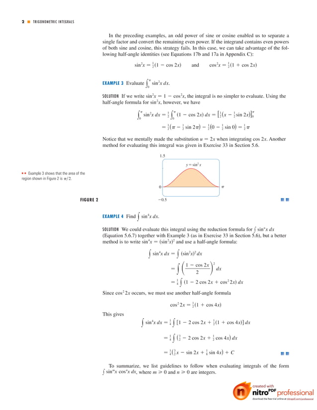 3c3 trigonomet integrals-stu | PDF | Physics | Science