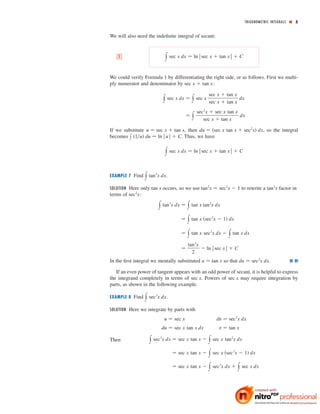 3c3 trigonomet integrals-stu | PDF