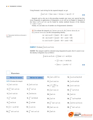 3c3 trigonomet integrals-stu | PDF