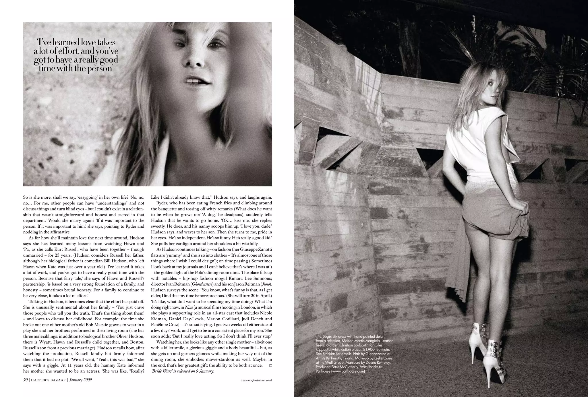 Kate Hudson, Harper's Bazaar UK Cover | PDF