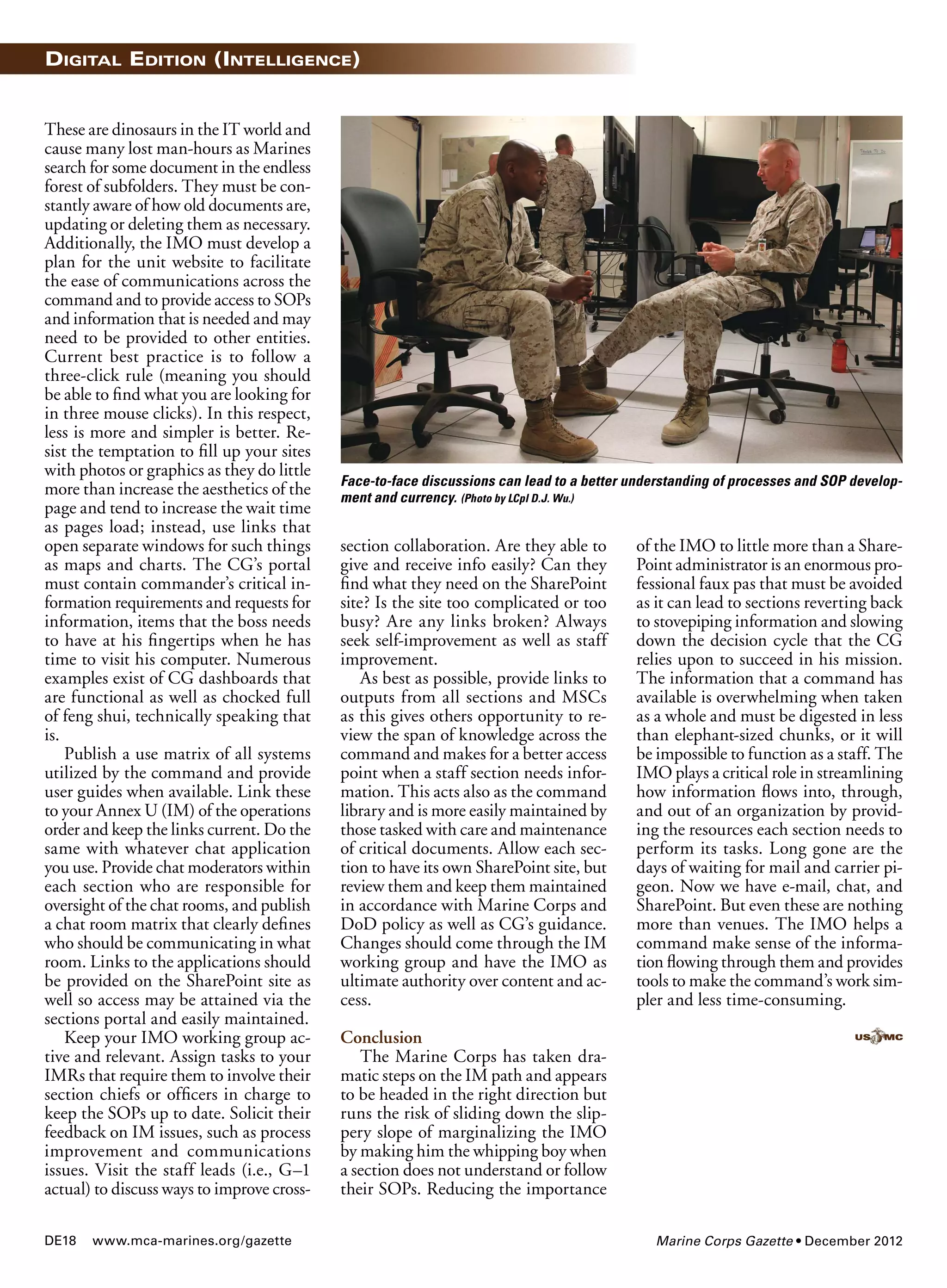 MCG IMO Article | PDF