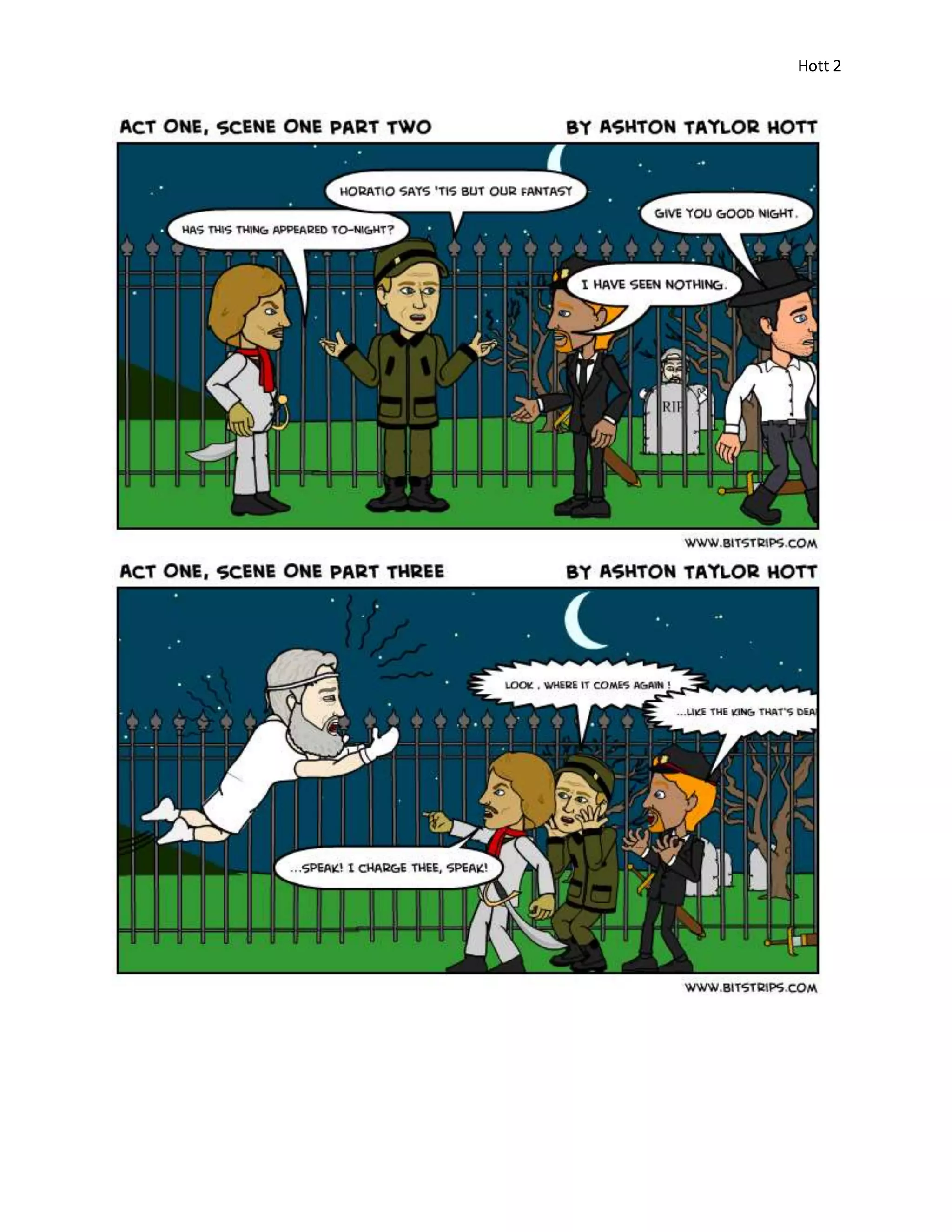 Hamlet Bitstrips Comic | DOCX