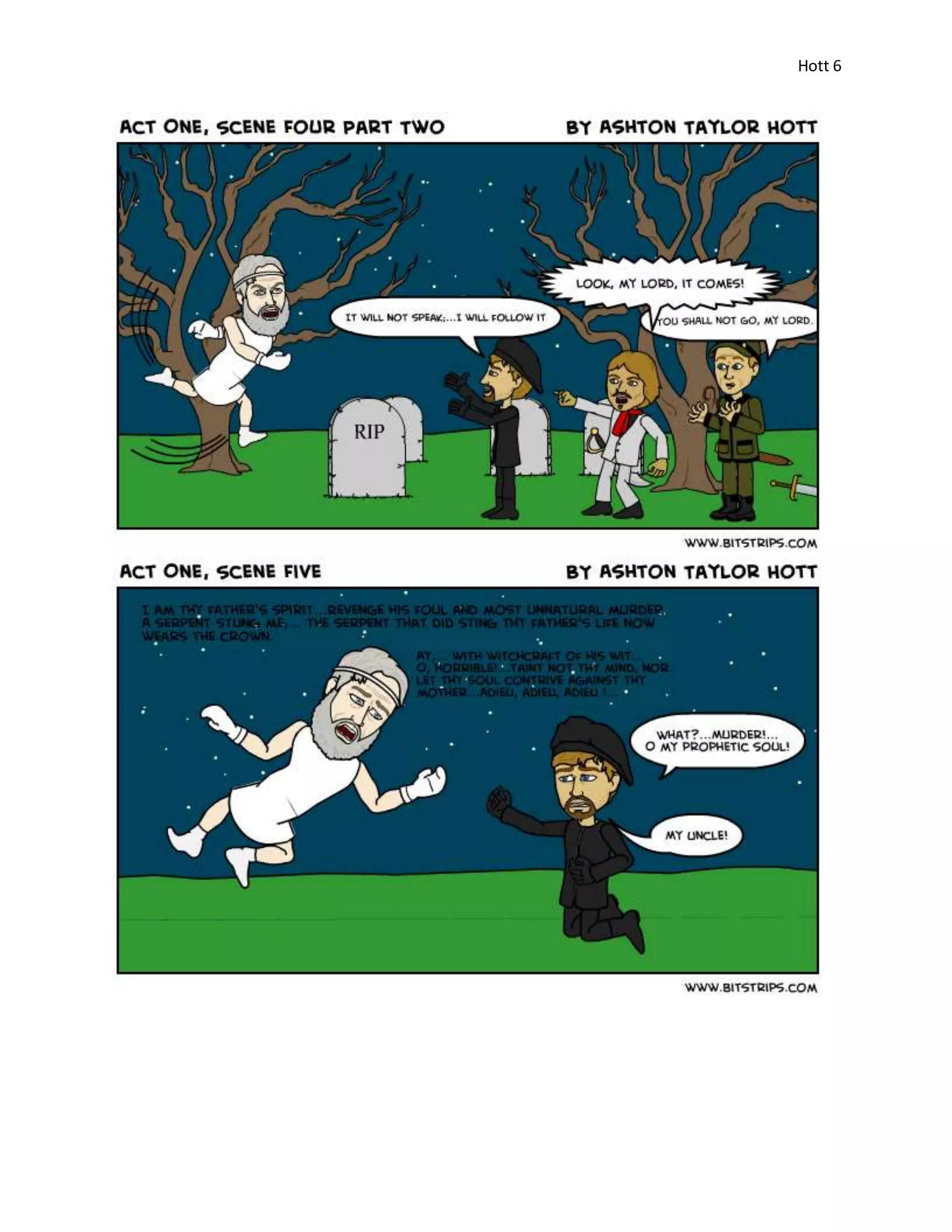 Hamlet Bitstrips Comic | DOCX