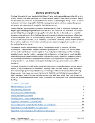 Example Bundles Guide | PDF | Primary Education | Education