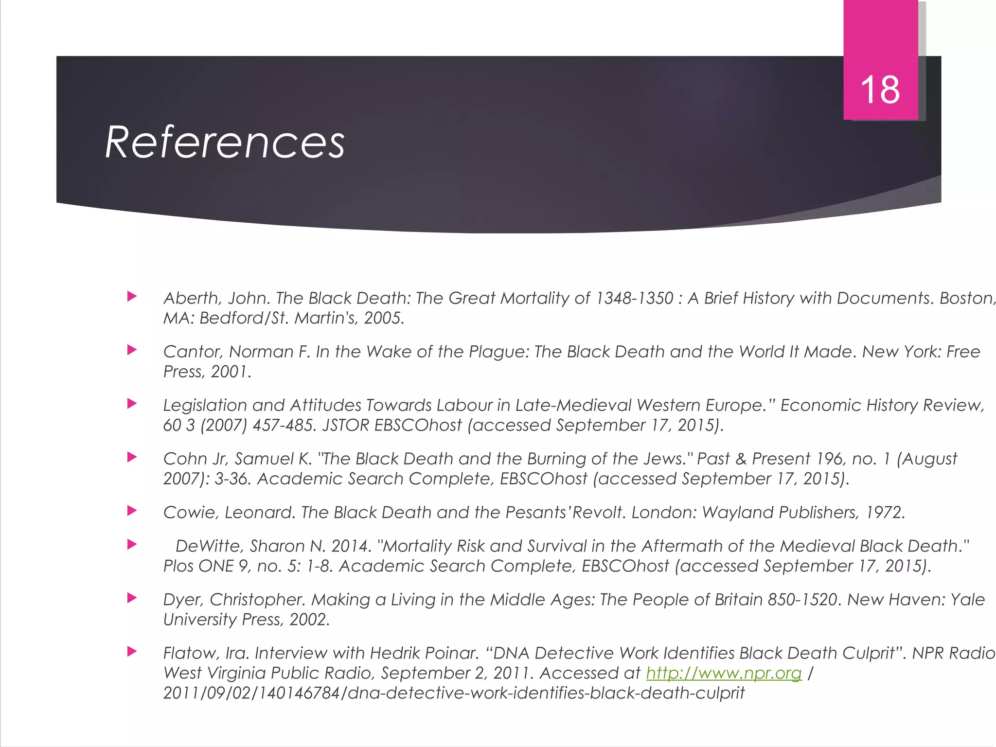 PowerPoint Black Death 1-8-2 | PPT