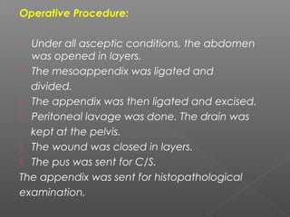 appendicitis | PPT