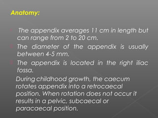 appendicitis | PPT