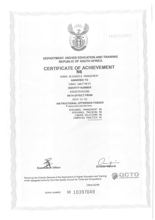 Certificates | PDF
