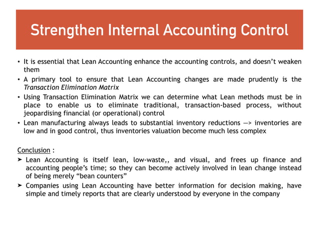 Reading 3 - Lean Accounting - PDF | PPT