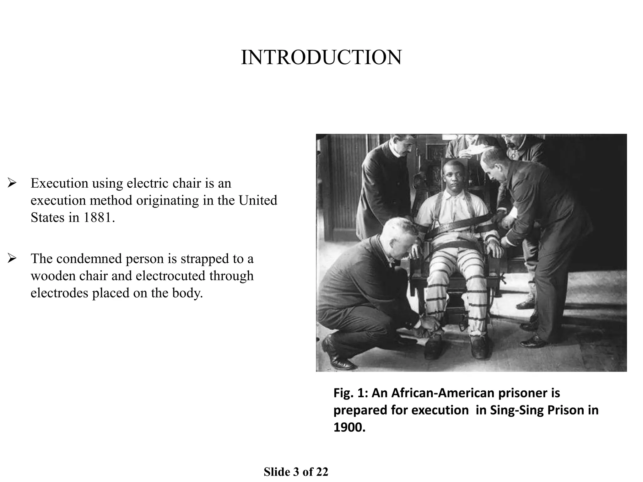 THE ELECTRIC CHAIR | PPTX