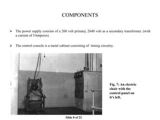 THE ELECTRIC CHAIR | PPTX