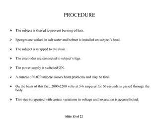 Electric Chair Execution Preparation