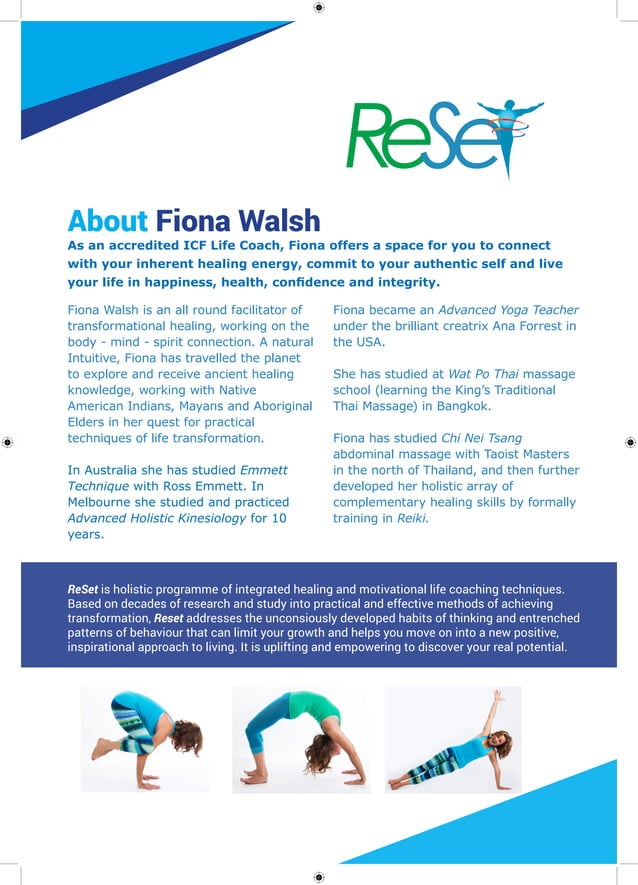 Reset Transform Heal Brochure | PDF