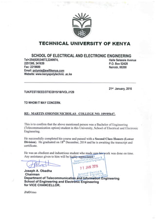 FINISHING LETTER | PDF