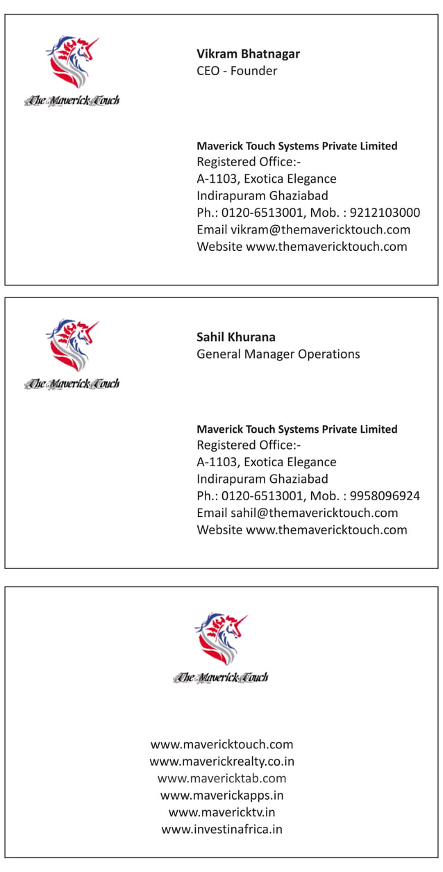 The_Maverick_Touch_Systems_Private_Limited | PDF