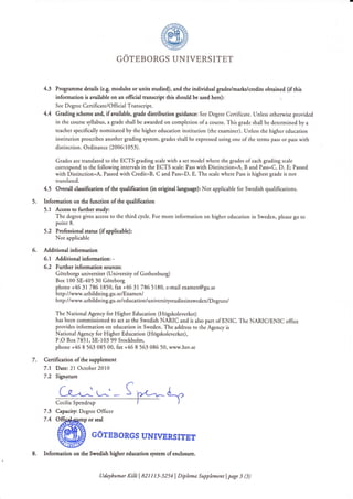 GU Certificate | PDF