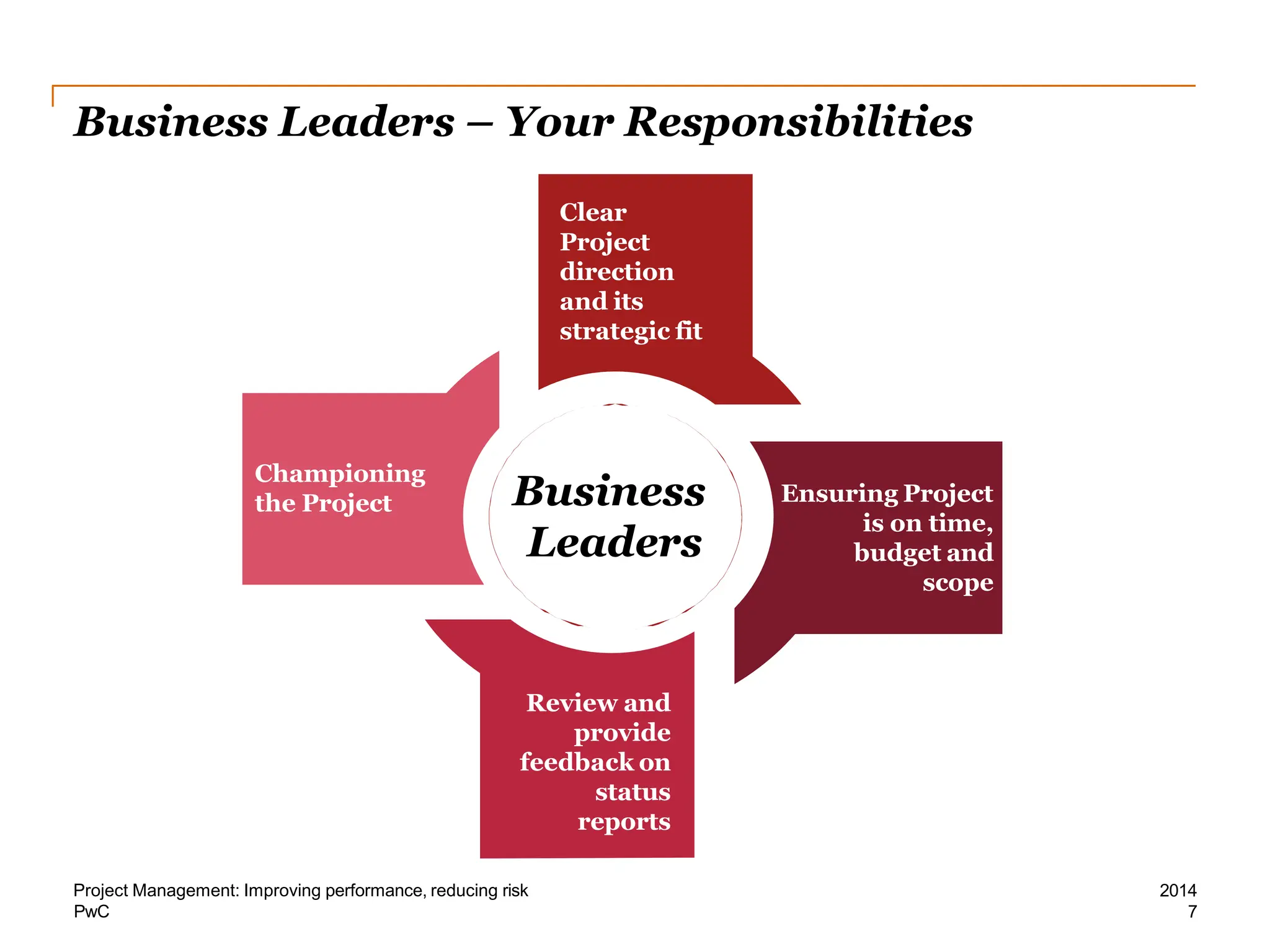 project management: improving performance, reducing risk | PPTX