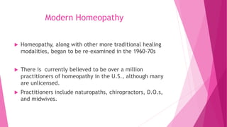 Homeopathy Final Version | PPT