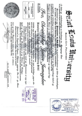 Authenticated CHED Certificate, Graduation Certificate, Transcript, Diploma | PDF