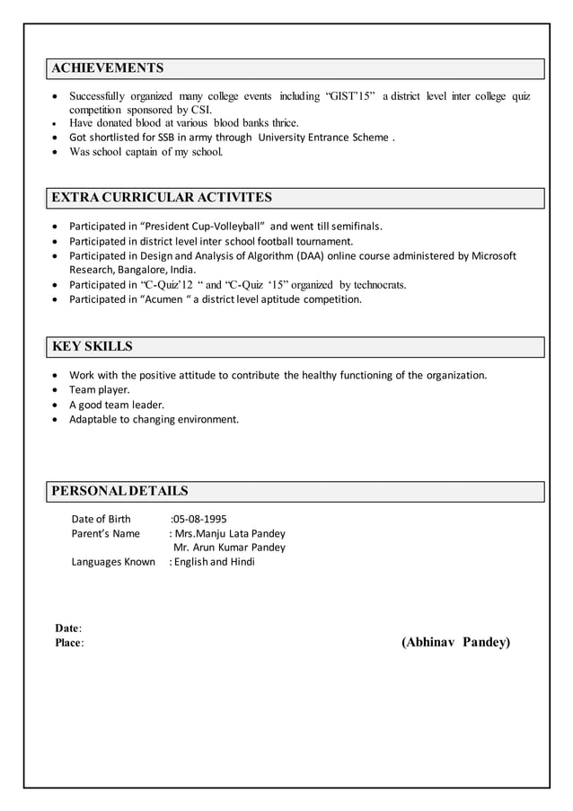 Abhinav Pandey_CV | PDF