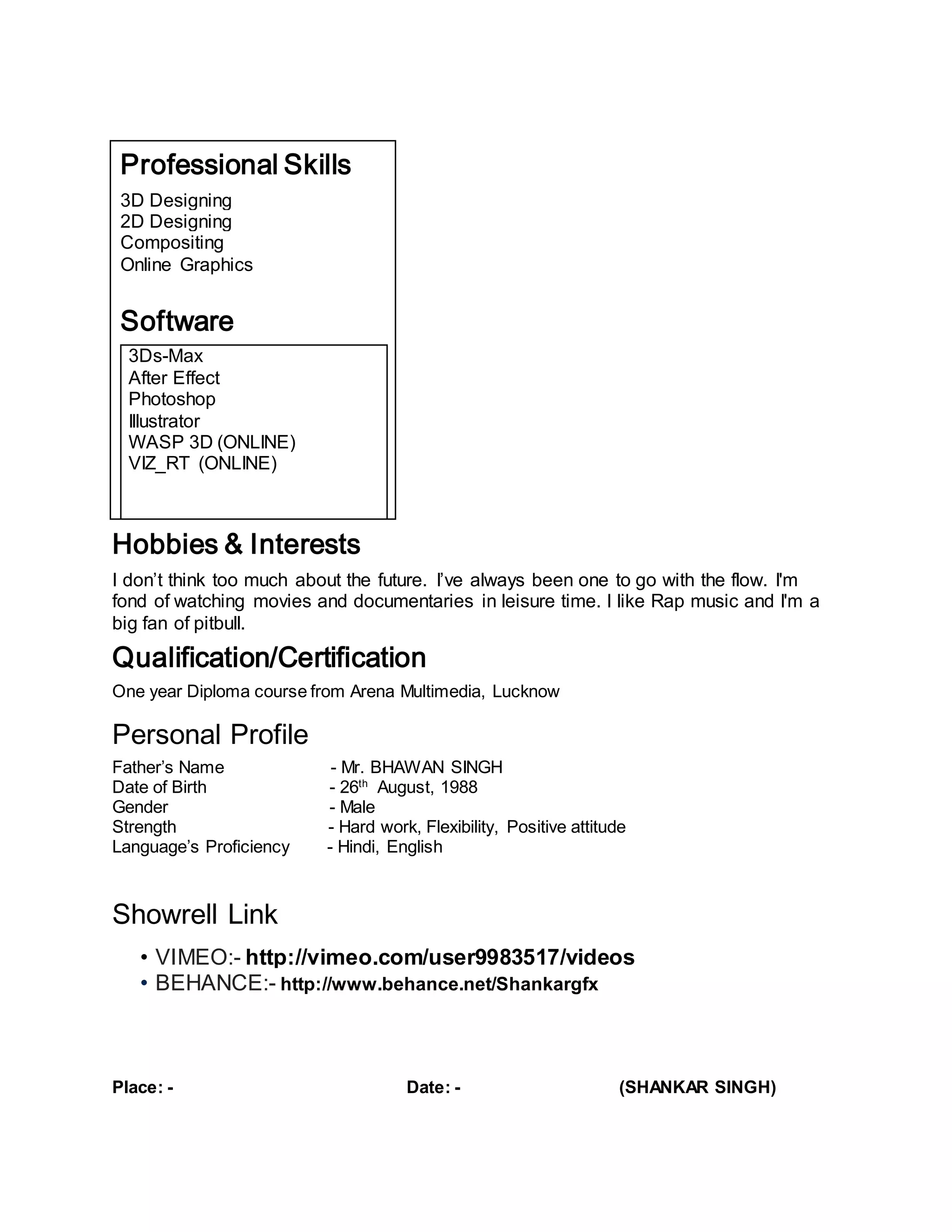 shankar_Resume | DOCX