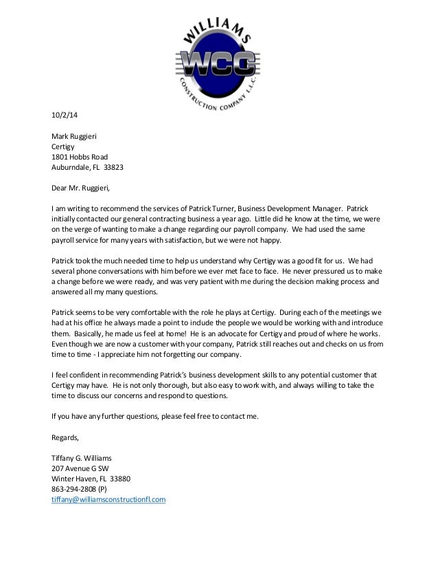 EMPFEHLUNGSSCHREIBEN Letter of Recommendation