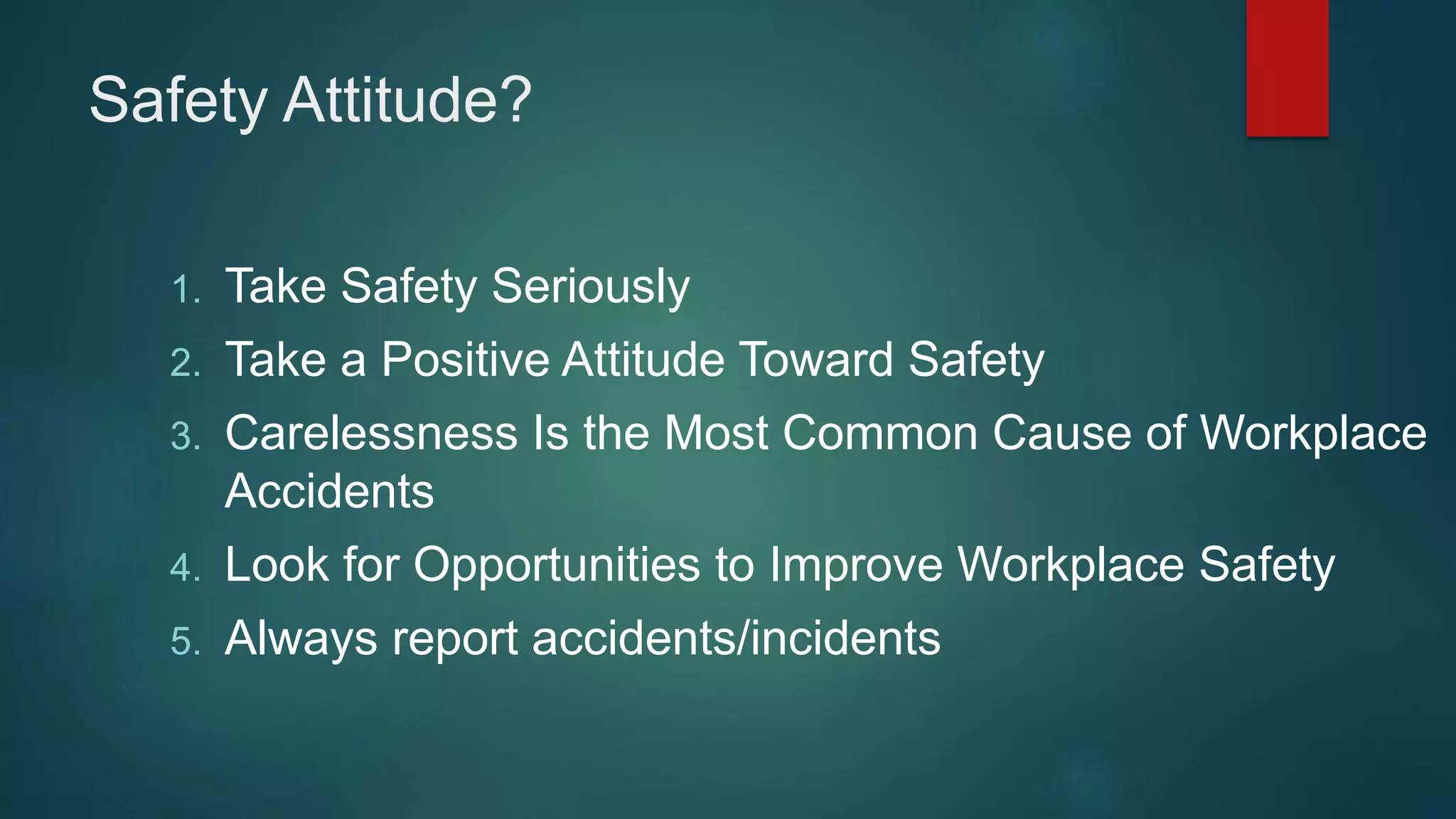 SAFETY AND HEALTH IN WORKPLACE - presentation | PPTX