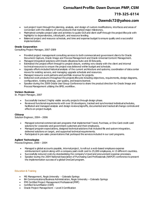 Dawn Duncan Resume 2017 | PDF