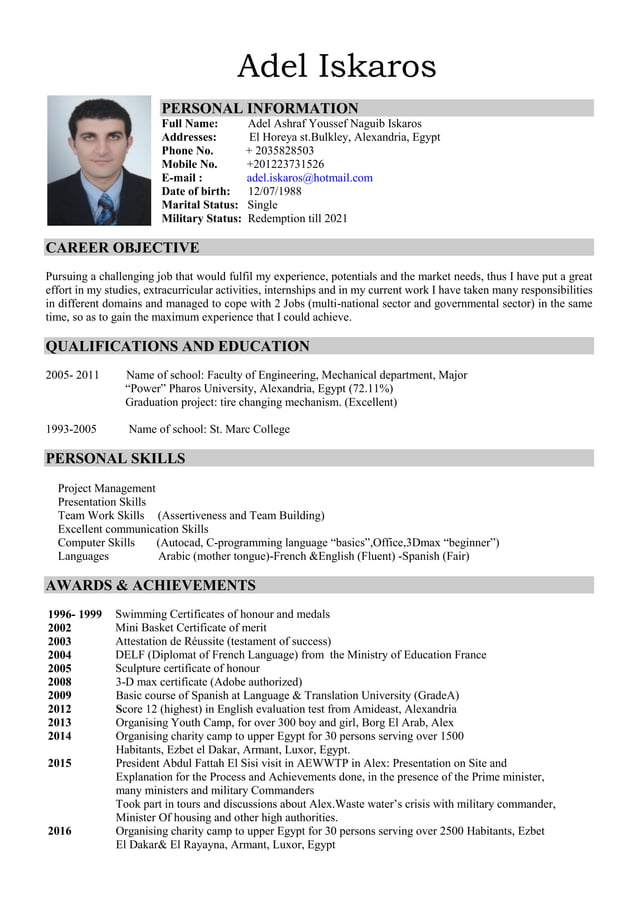 Adel Ashraf_cv 1.11.2016