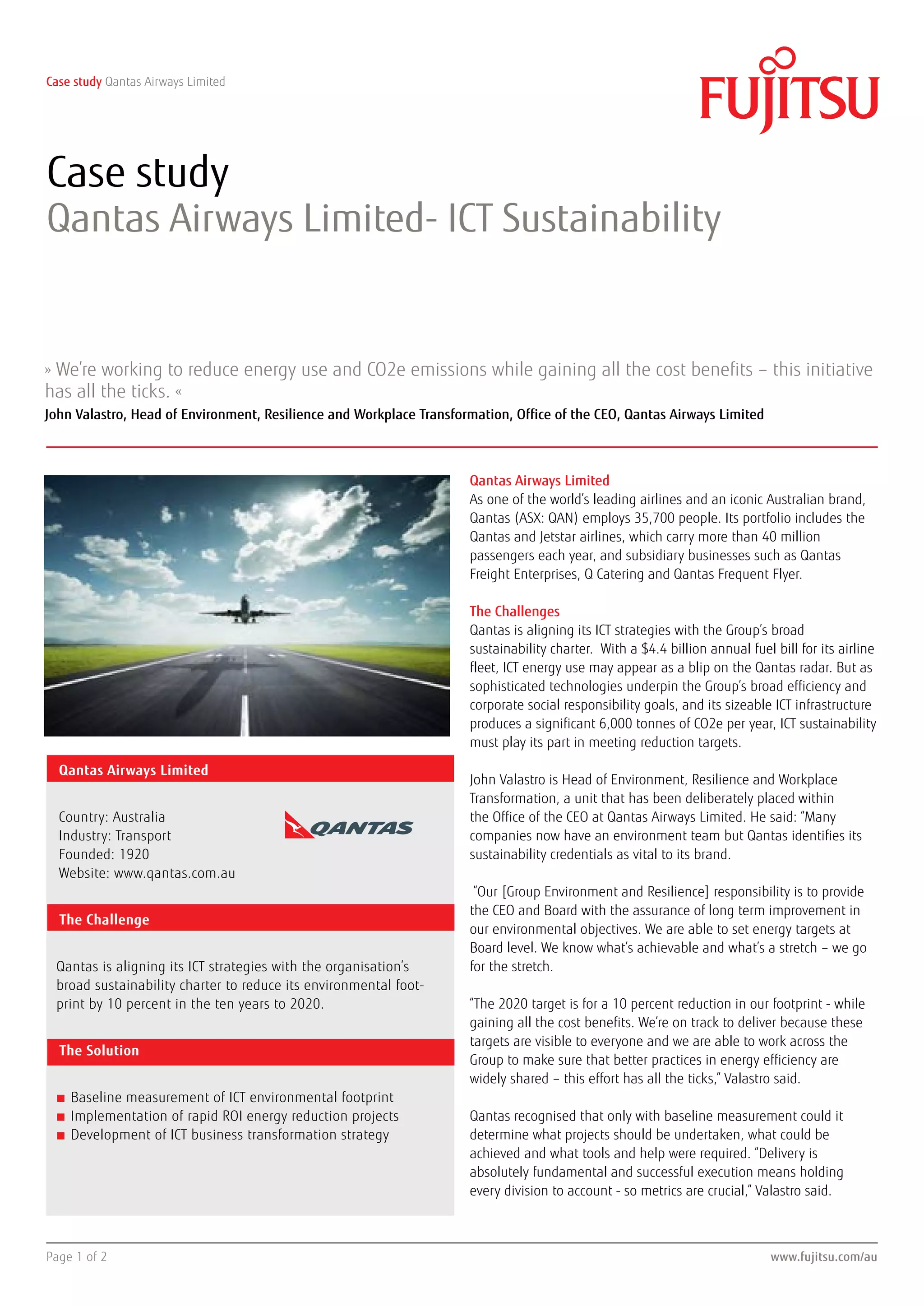 CaseStudy-Qantas | PDF