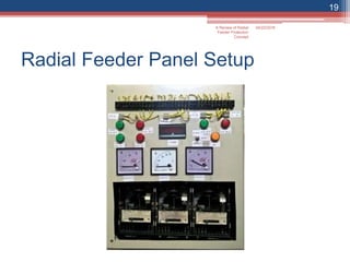 RADIAL FEEDER PROTECTION PANEL DEVELOPMENT | PPTX