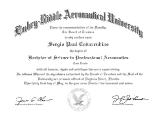 ERAU Degree | PDF