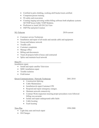 Tony_Resume 2013 | PDF