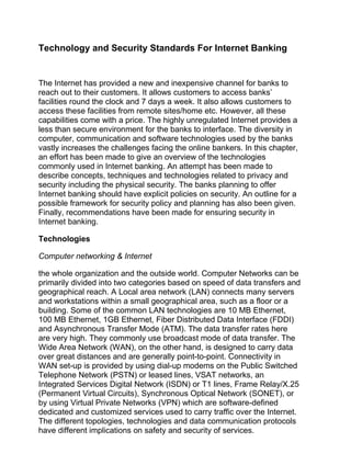 Project Report on e banking | DOC